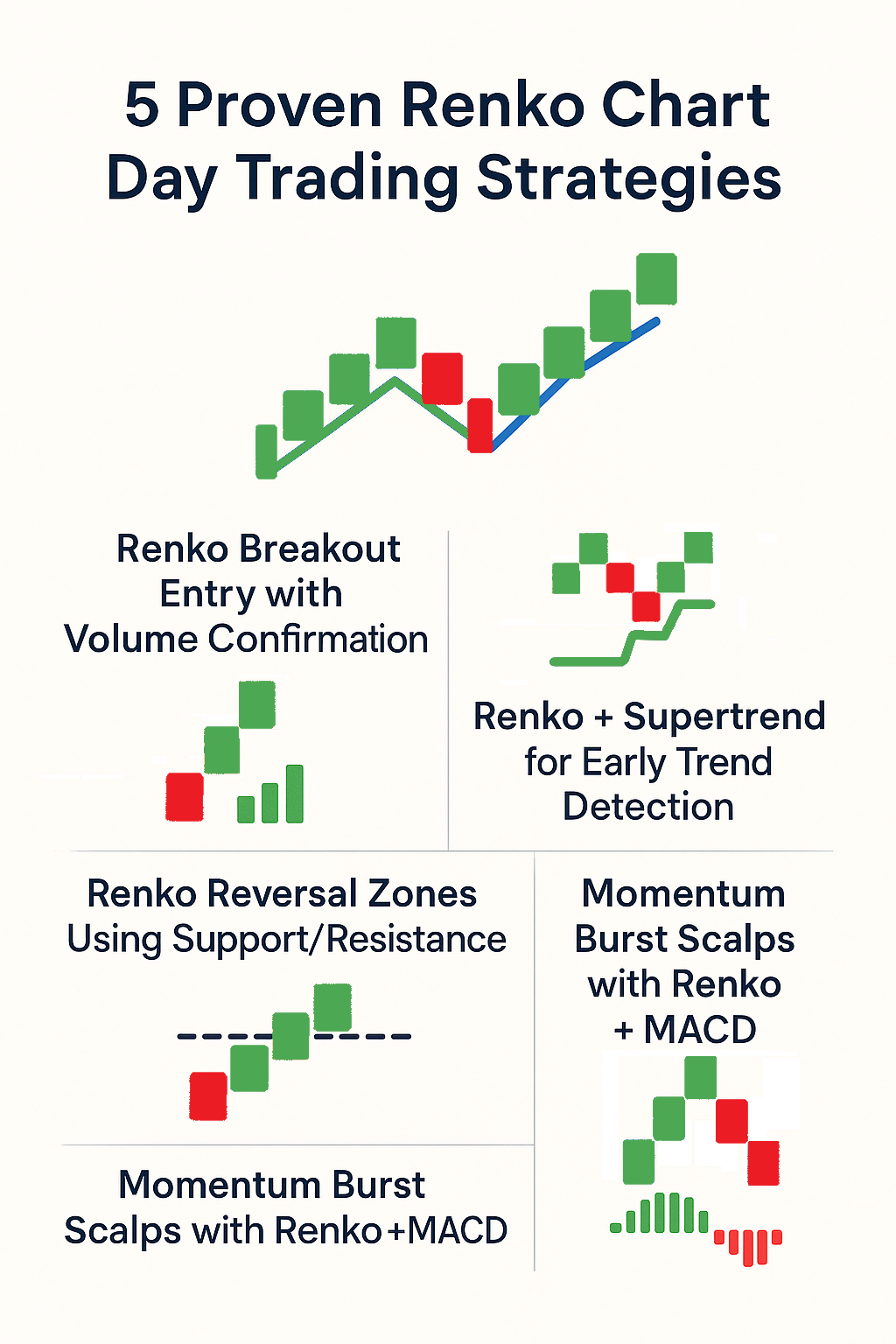 5 Renko Chart Day Trading Strategies for Consistent, Cleaner Trade Setups