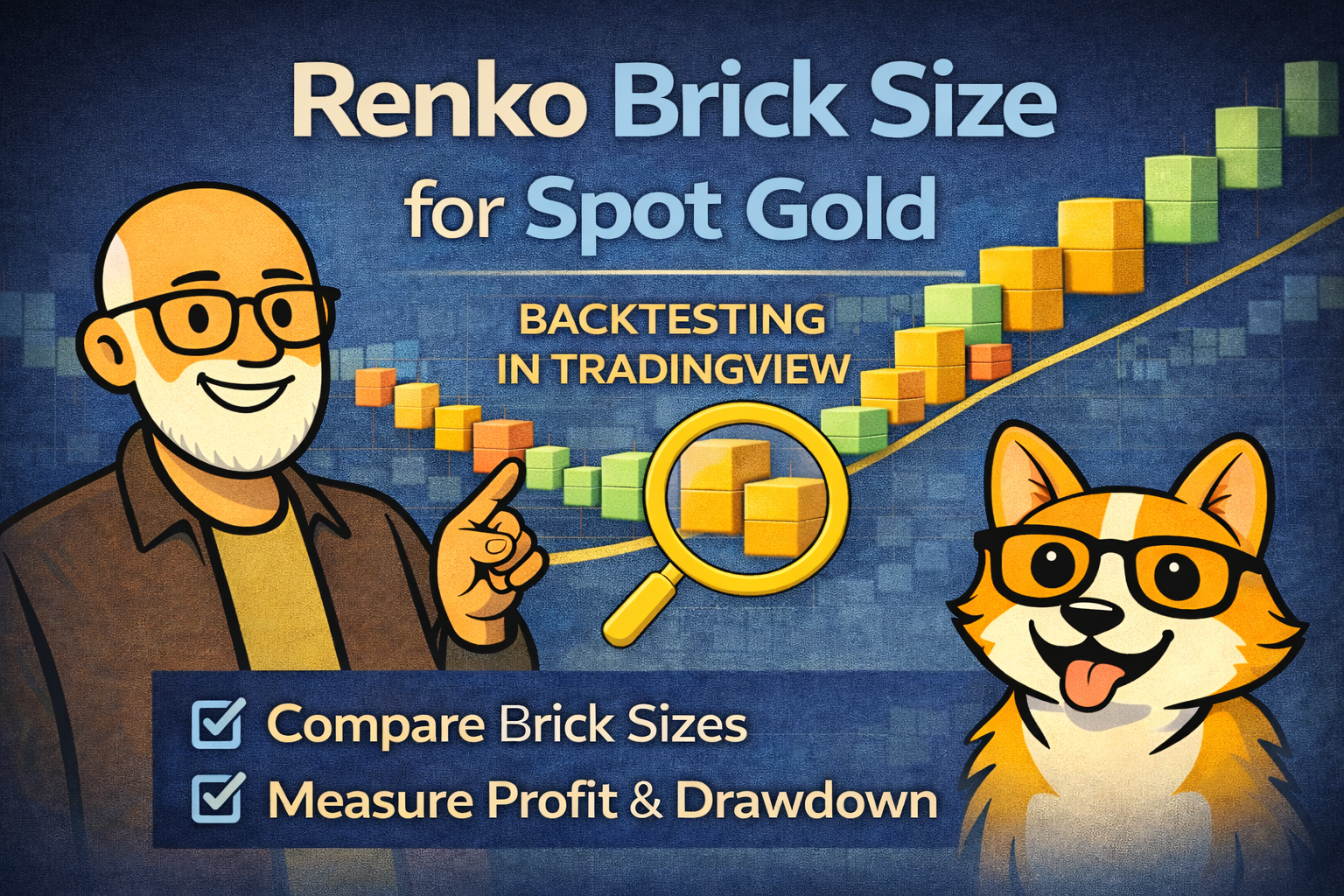 Renko Brick Size for Gold: How to Find the Best Setting Using Backtesting
