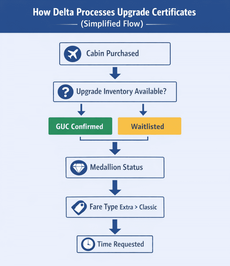 Delta Global Upgrade Certificates 2026 | Rules, Partners & How to ...